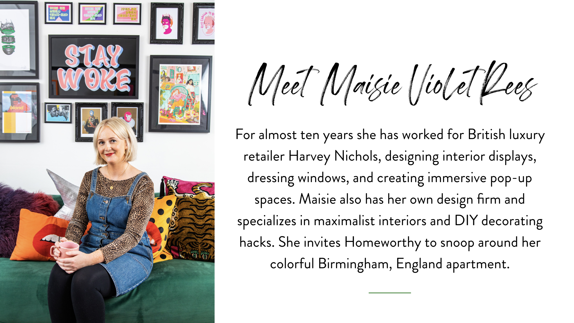 Designer Maisie Violet Rees’ Birmingham, England Apartment - Homeworthy